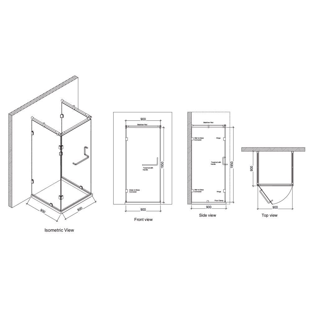 Jaquar Shower Enclosure Frameless Iara 1840 P Price In Italy Jaquar